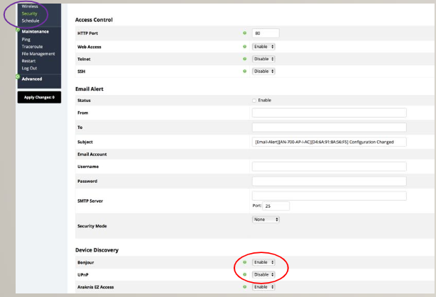 Araknis network setup guide