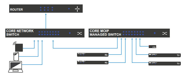 Networking best practices for MoiP