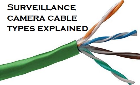 Surveillance - Guide for Analog and IP cable types.